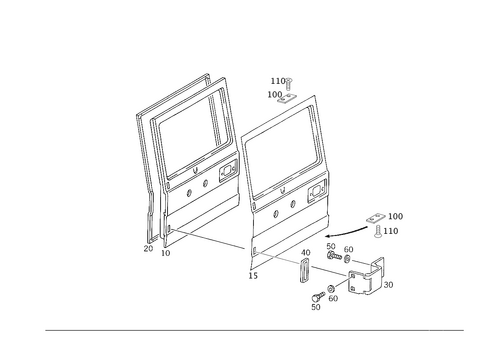 Rear-End Door for 2014 Mercedes-Benz G550 | Mercedes-Benz USA Parts