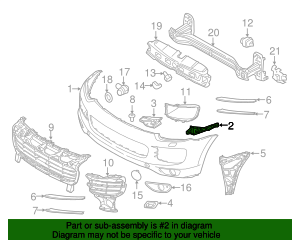 958-505-050-01 - Shock Absorber Bellows 2015-2018 Porsche Cayenne ...