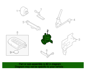 95470-2T100 - Keyless Entry Receiver - 2011-2014 Kia Optima | Kia Auto ...