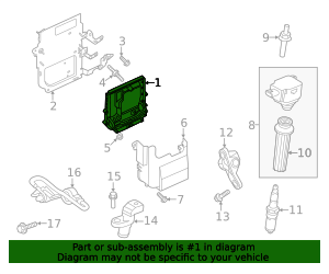 PZ1Z-12A650-F - Engine Control Module (ECM) 2023-2025 Ford | Big 3 Auto ...