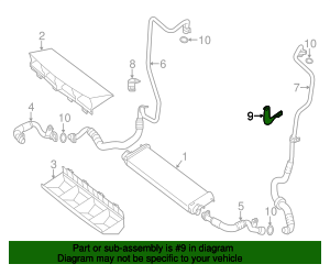 278-188-00-40 - Oil Line Bracket 2012-2019 Mercedes-Benz | Mercedes ...