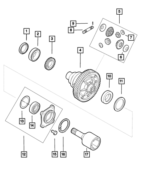 Differential for 2012 Fiat 500 | My Mopar Parts