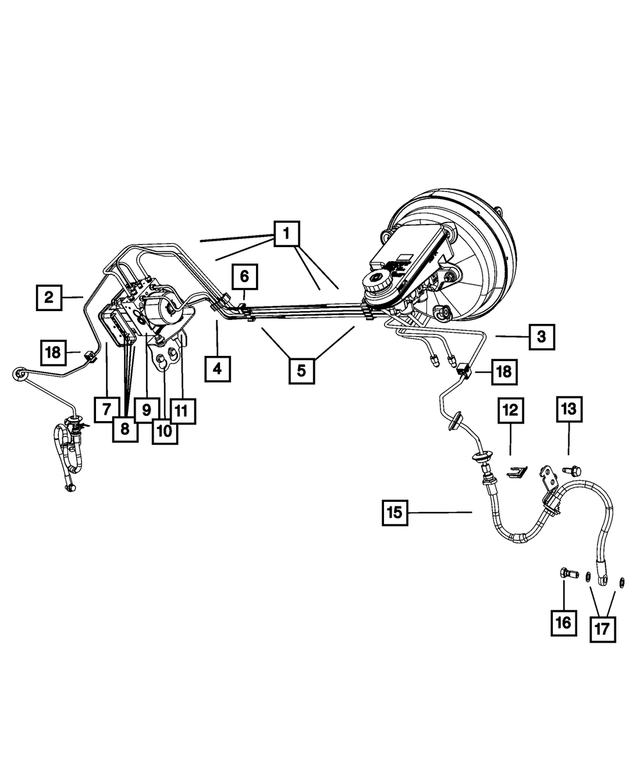 2007-2008 Mopar Disc Brake Caliper O-Ring MA111832 | Mopar Estores