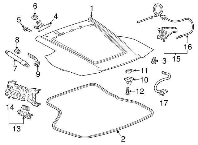 84558629 GM Lift Gate | GM Parts Store