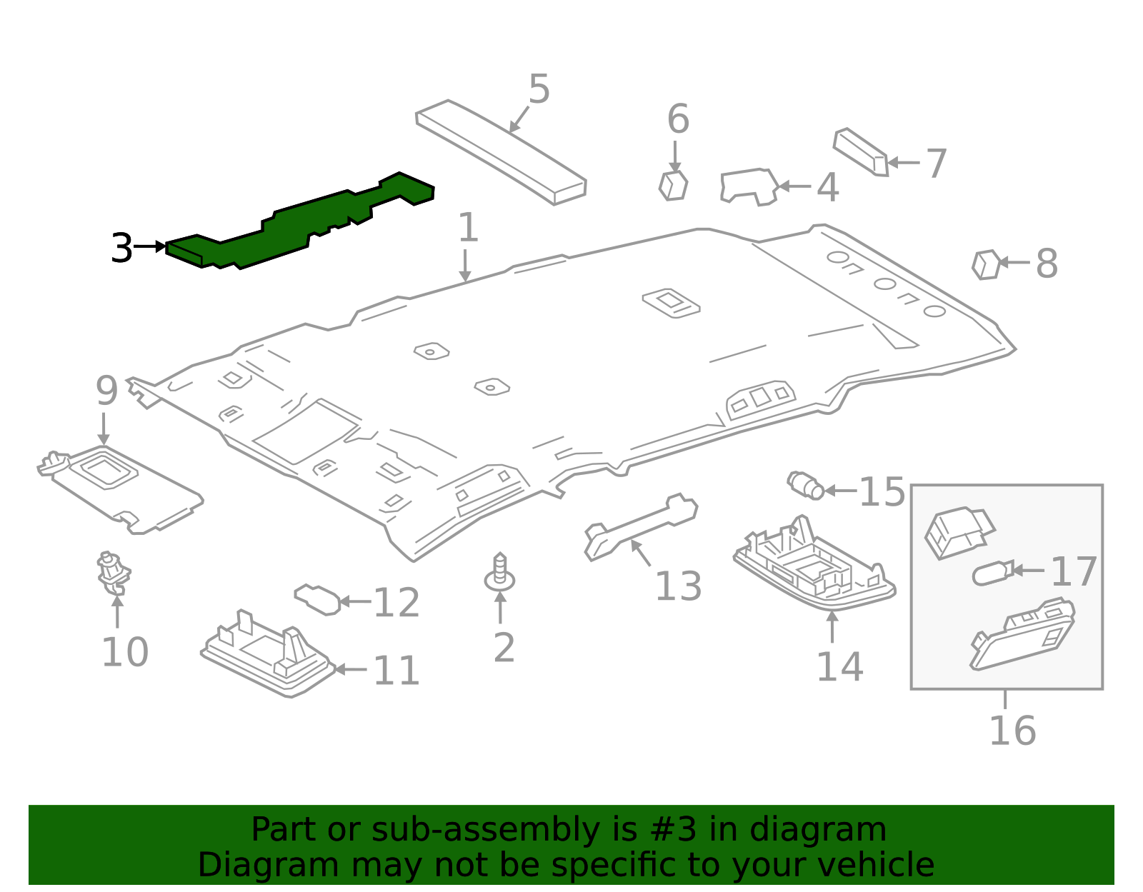 2019-2024 Toyota Trim Support 63361-0R040 | Toyota San Diego Parts