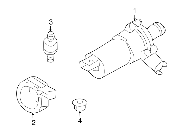 2003-2015 Audi Auxiliary Pump 3D0-965-561-D | Audi USA Parts