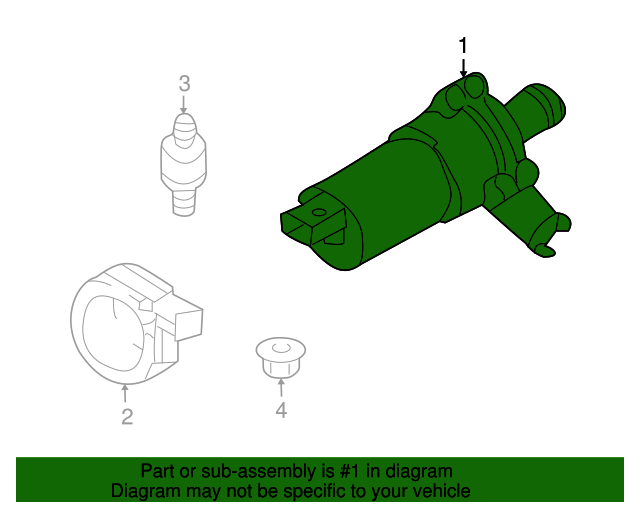 3D0-965-561-D - Auxiliary Pump 2003-2015 Audi | Audi OEM Parts