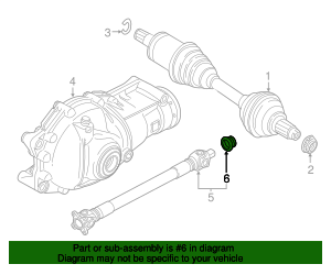 Genuine BMW 26-20-7-605-999 | Drive Shaft Cup | FREE Shipping on Most ...
