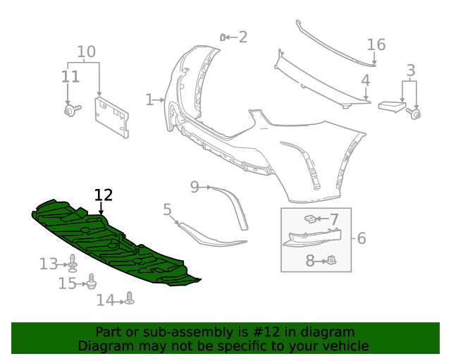 2021-2023 Toyota Highlander Under Cover 51441-0E181 | OEM Parts Online