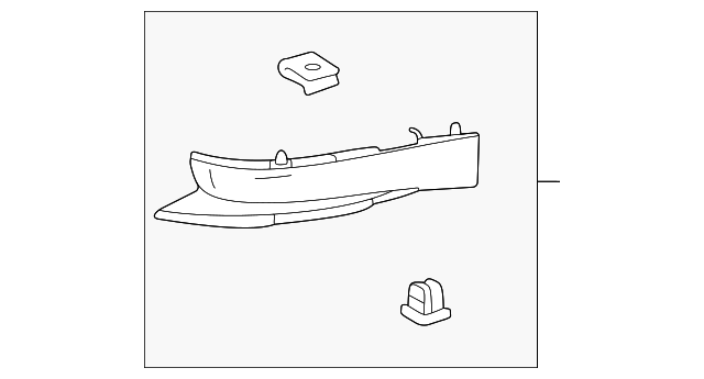 52512-0E010 - Bumper Filler 2021-2023 Toyota Highlander | Ourisman ...