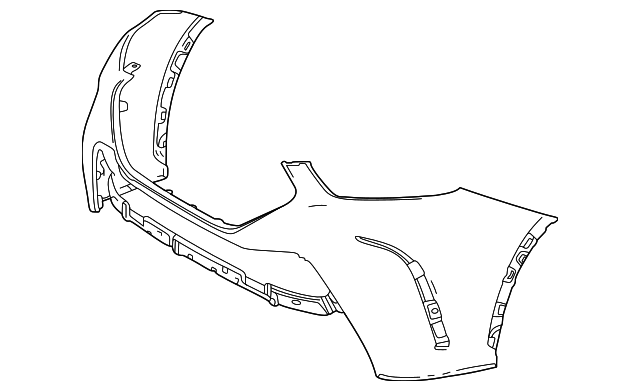 52119-0E955 - Bumper Cover - 2021-2023 Toyota Highlander | Nucar Toyota ...