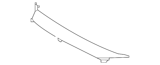 2021-2023 Toyota Highlander Cover Molding 52711-0E901 | Parts Reliable ...