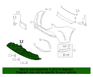 51441-0E181 - Radiator Support Splash Shield 2021-2024 Toyota ...
