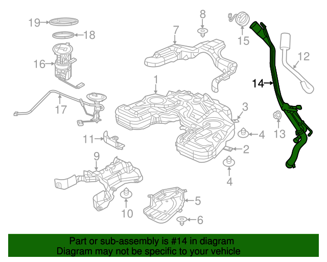 68402171AB - Purge Hose | Mopar Parts Canada