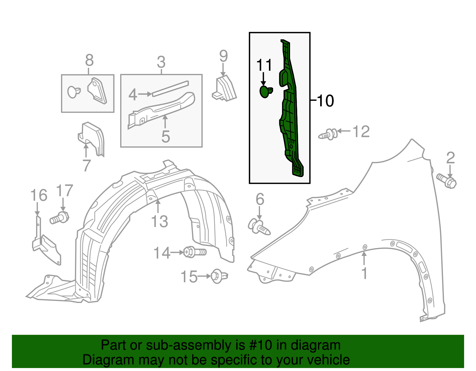 2014-2019 Toyota Highlander Dust Seal 53827-0E010 | Toyota Parts Center