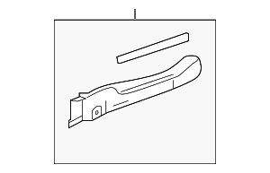 2014-2019 Toyota Highlander Fender Splash Shield 53807-0E060 | Toyota ...