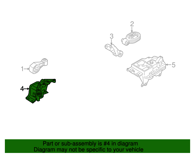 11210-1KC0B - Side Mount 2011-2014 Nissan | Nissan Parts & Accessories ...
