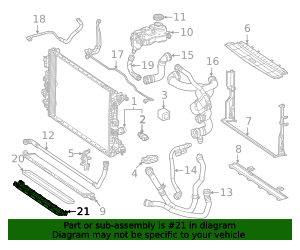 177-504-31-00 - Automatic Transmission Oil Cooler Bracket 2020-2023 ...