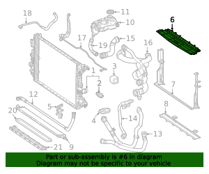 177-505-16-00 - Upper Baffle 2020-2021 Mercedes-Benz CLA 45 AMG ...