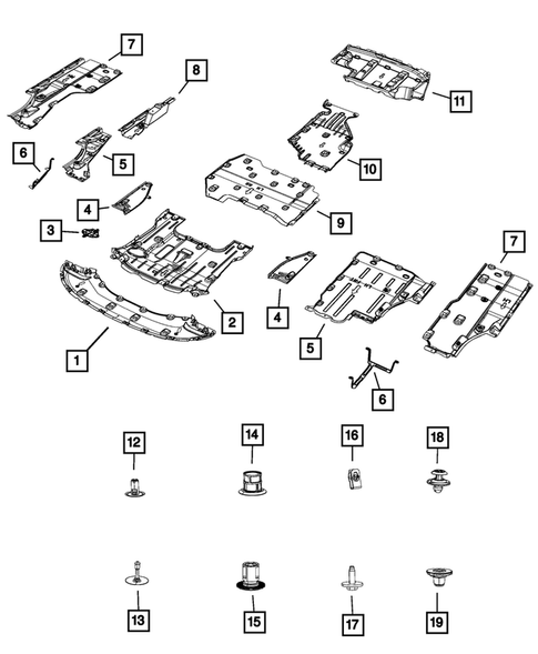 Floor Pans for 2019 Chrysler Pacifica | Mopar Parts