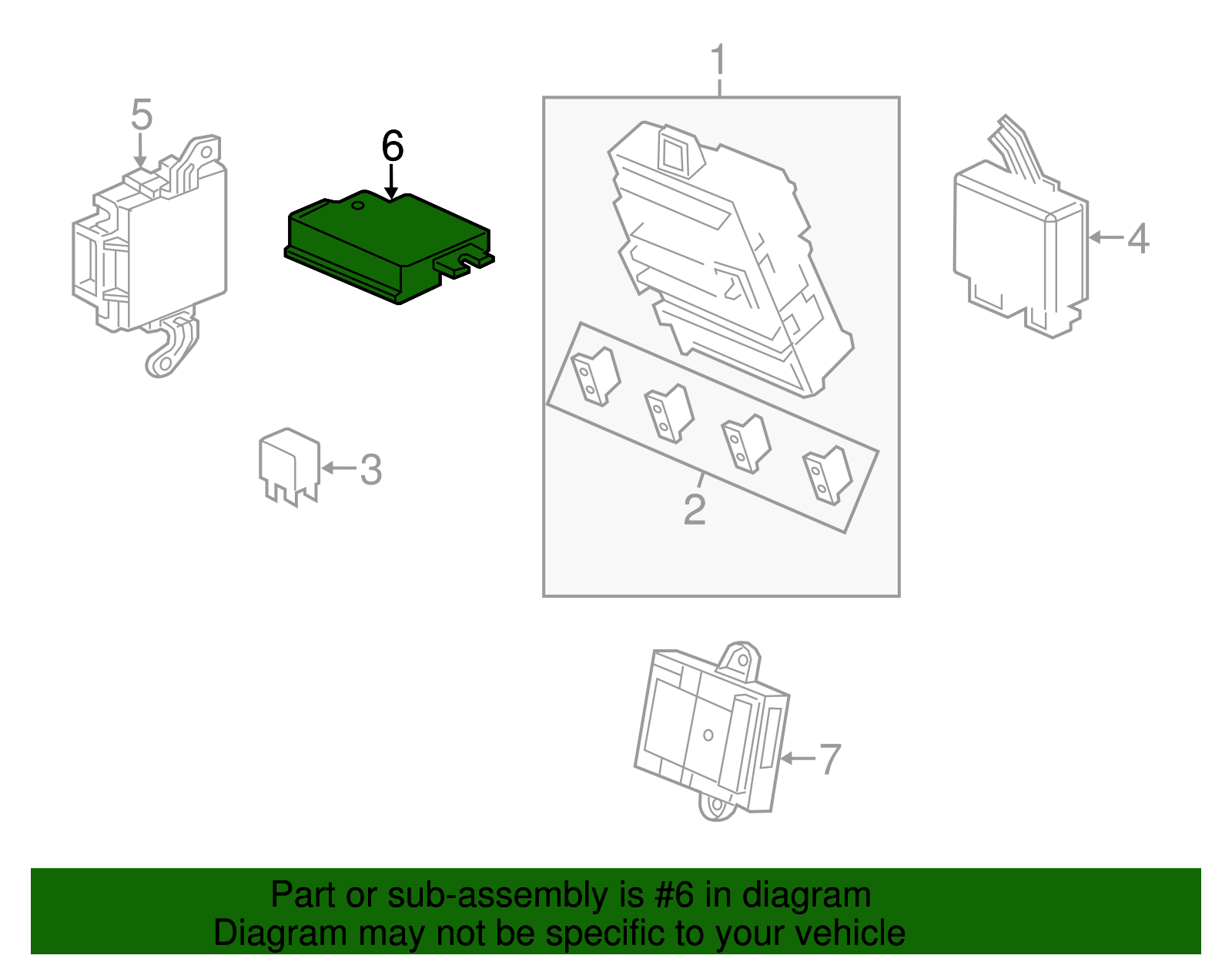 78300-T0A-A01 - Compass Unit - 2012-2016 Honda CR-V | Genuine Honda Parts