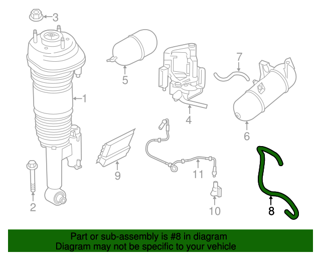 Genuine BMW 37-20-6-861-931 | Vent Tube | FREE Shipping on Most Orders ...