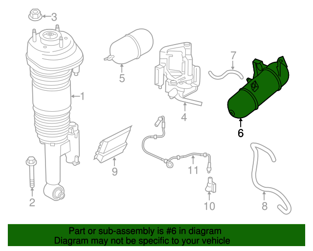 Genuine BMW 37-20-6-861-937 | Vacuum Tank | FREE Shipping on Most ...