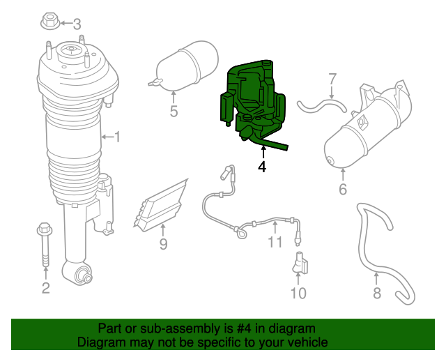37206884682 - 2016-2022 BMW Compressor (37-20-6-884-682) | BMW of South ...