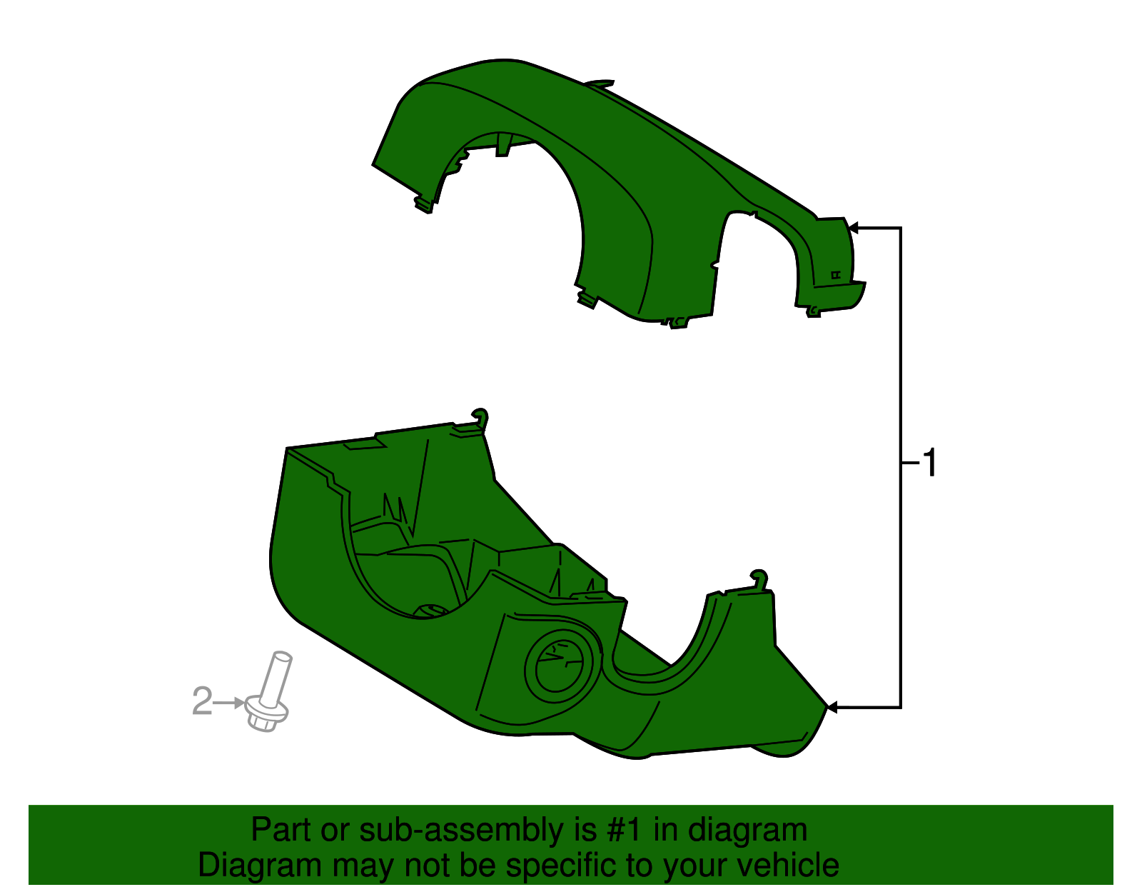 2018-2022 Ford Shroud Assembly HC3Z-3530-CD | Varsity Ford