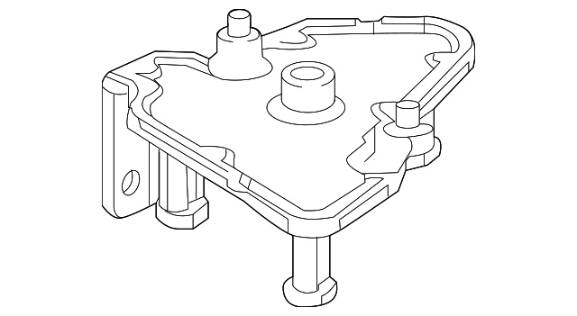 206-430-34-00 - ABS Modulator Bracket 2022-2023 Mercedes-Benz C 300 ...