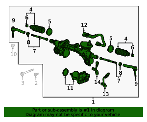 2021-2024 GM Electric Belt Drive Rack and Pinion Steering Gear 86544924 ...