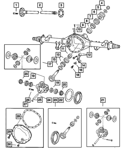 Differential and Housing for 2006 Dodge Ram 1500 | Mopar Sales Direct