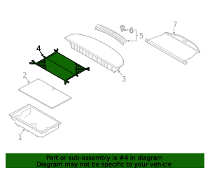 S2F17-AU000 - Cargo Net - 2019-2023 Hyundai Santa Fe | OEM Hyundai ...