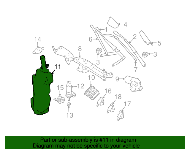 251-869-22-20 - Reservoir 2006-2012 Mercedes-Benz | Mercedes-Benz USA Parts