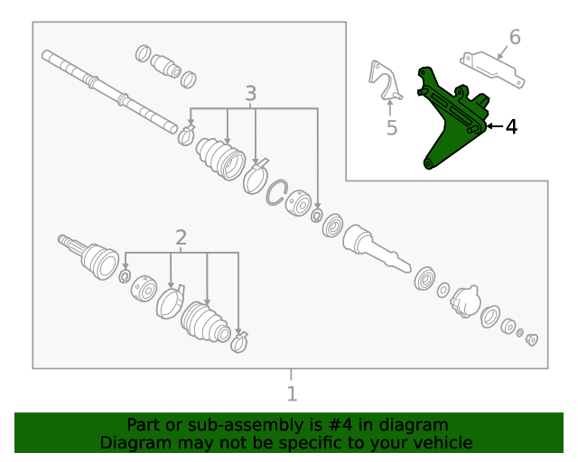 39780-6CA0A - Bearing Support - 2019-2023 Nissan Altima | Nissan OEM ...