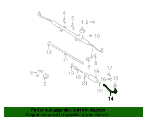 56820-2H090 - Outer Tie Rod - 2007-2012 Hyundai Elantra | World OEM ...