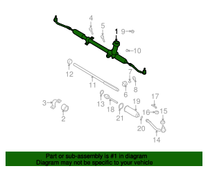 2008-2012 Hyundai Elantra Steering Gear 56500-2L301 | OEM Parts Online