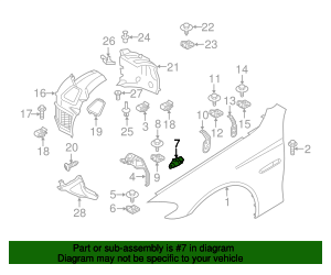 41357207203 - 2011-2016 BMW Front Support (41-35-7-207-203) | BMW of ...