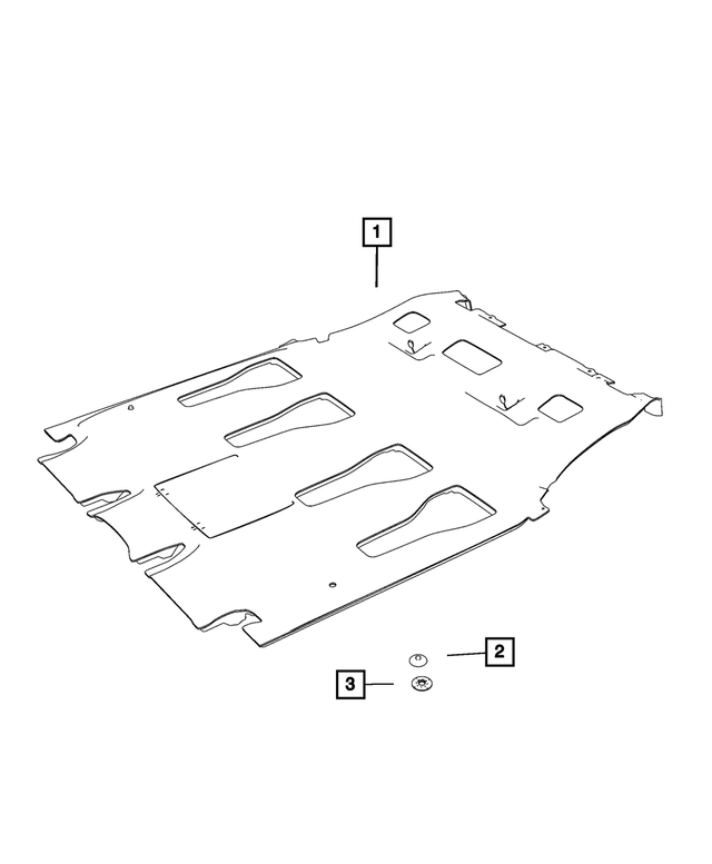 5PL10XXXAA - Carpet Clip 2014-2025 Mopar | Mopar Factory Parts