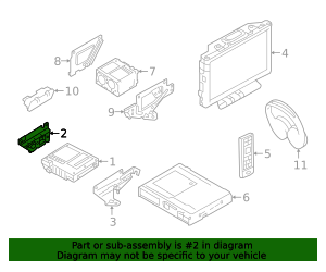 Genuine OEM Tuner Front Bracket Part# LR084546 Fits 2016-2023 Land ...