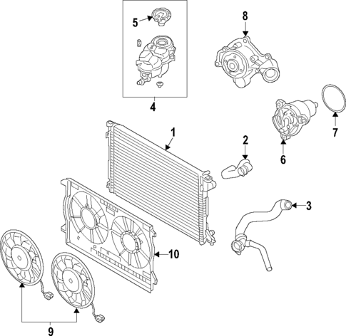 Cooling System for 2019 Audi Q7 | European OEM Parts Direct