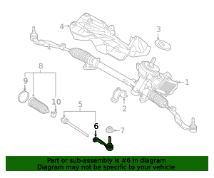 32105a018d0 - 2016-2023 BMW Outer Tie Rod (32-10-5-A01-8D0) | BMW of ...