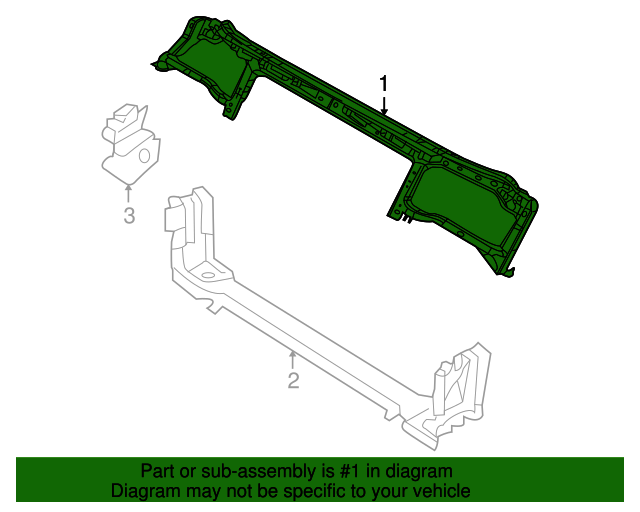 2015-2023 Dodge Challenger C/Member 68174972AF | TascaParts.com