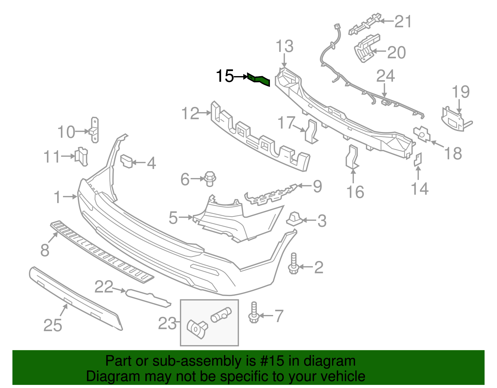 86633-1U200 - Impact Bar Bracket 2011-2013 Kia Sorento | Kia.Parts Store