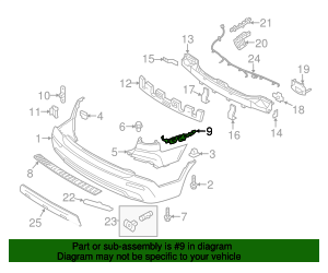 2011-2015 Kia Sorento OEM NEW 2011-2015 Kia Sorento Rear Bumper Side ...