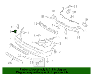 2011-2015 Kia Sorento Mount Bracket Retainer Bracket 86657-2P000 ...
