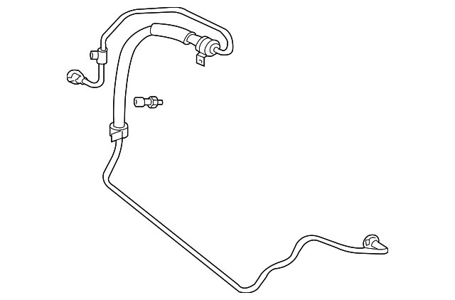 2007-2013 Mitsubishi Outlander Power Steering Pressure Hose 4455A017 ...