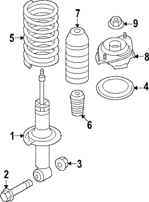 Struts & Components for 2015 Subaru XV Crosstrek | Subaru Parts Store