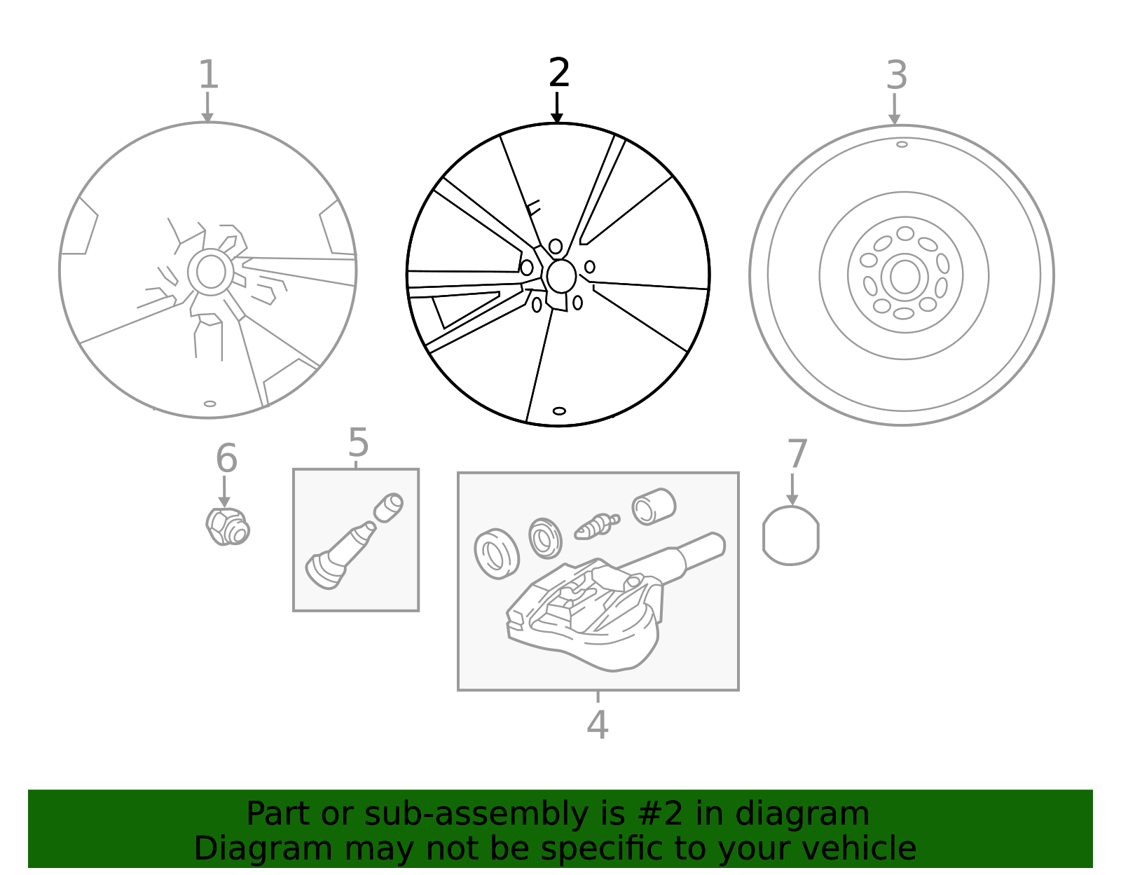 2019-2021 Mazda 6 Wheel, Alloy 9965-16-7570 | Retail Performance Auto Parts