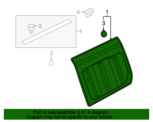 2010-2016 Land Rover LR4 Quarter Glass LR039057 | Express Land Rover Parts